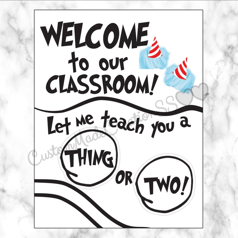 Dr Seuss Wall Decal - Etsy