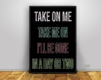 A-HA - Take on Me Video - Etsy UK