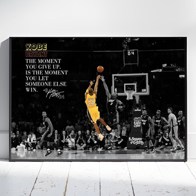 Kobe Bryant Canvas - Etsy