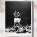Muhammad Ali Poster, Muhammad Ali Print Wall Art, Black&white Sport ...