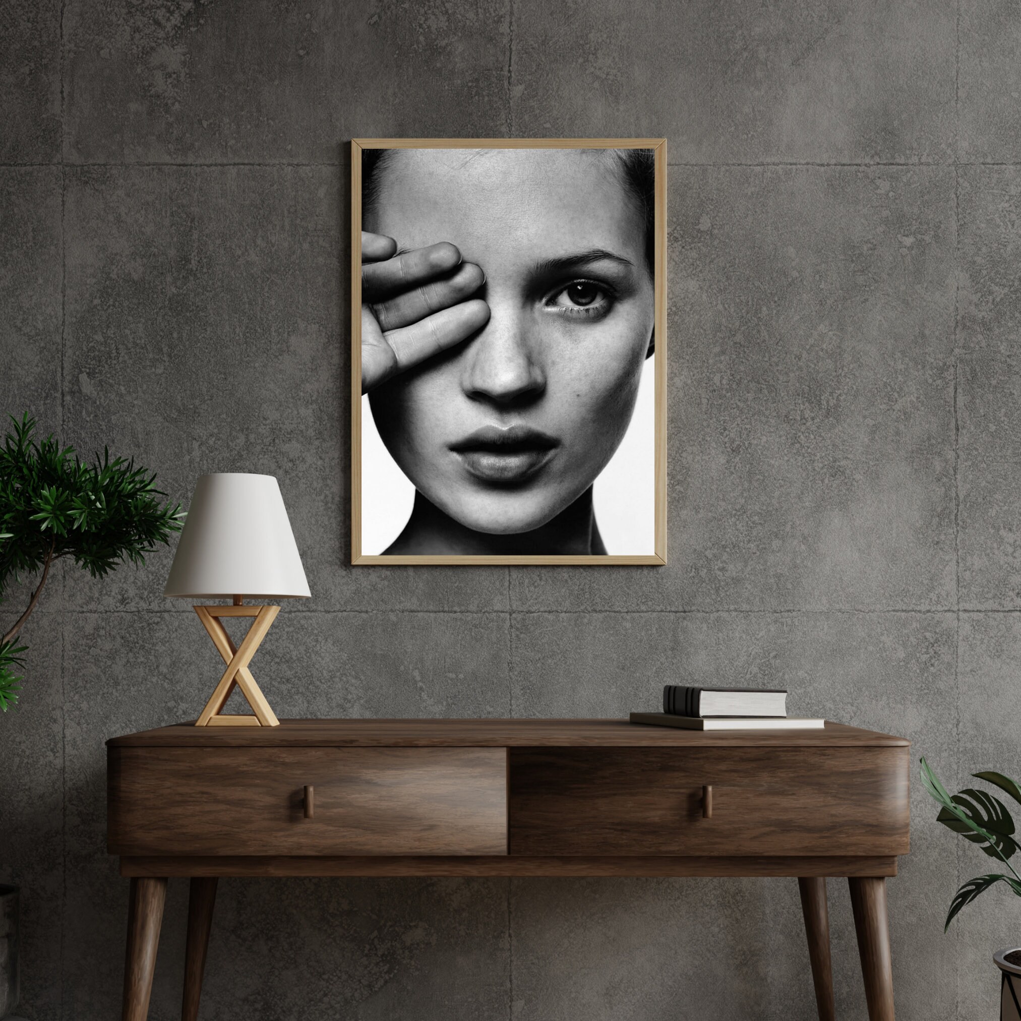 Kate Moss Print, Black and White, Kate Moss Poster, Feminist Wall Art ...