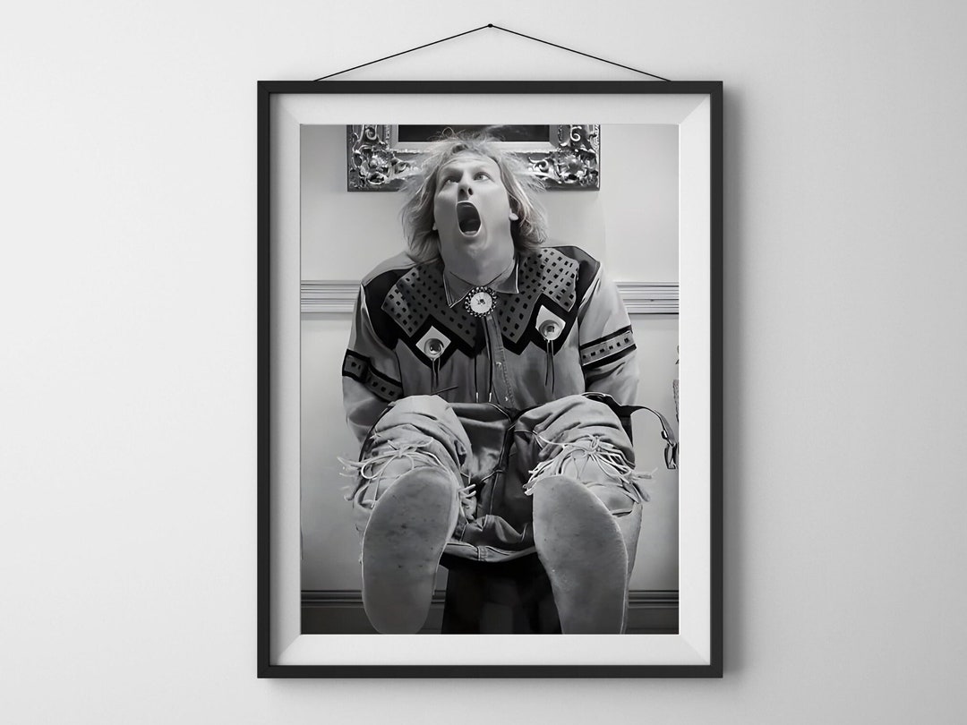 Dumb and Dumber Movie Poster, Funny Bathroom Print, Harry Dunne ...