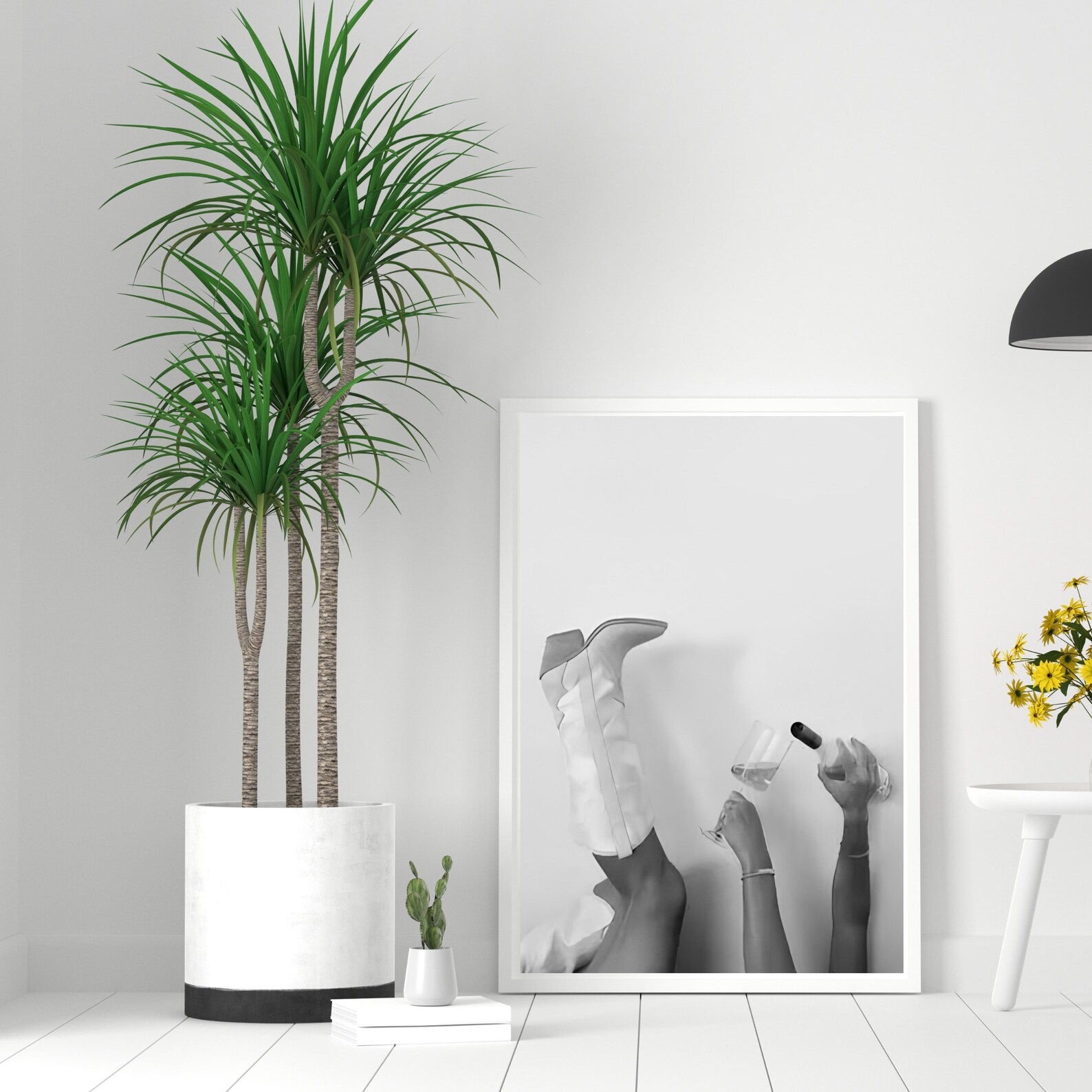 Woman Drinking Wine Elegant Urban, Alcohol Wall Art Print Bar Cart ...