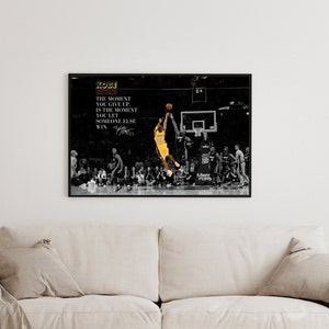 Kobe's the Last Shot Canvas, Kobe Bryant Canvas, Lakers Legend Canvas ...