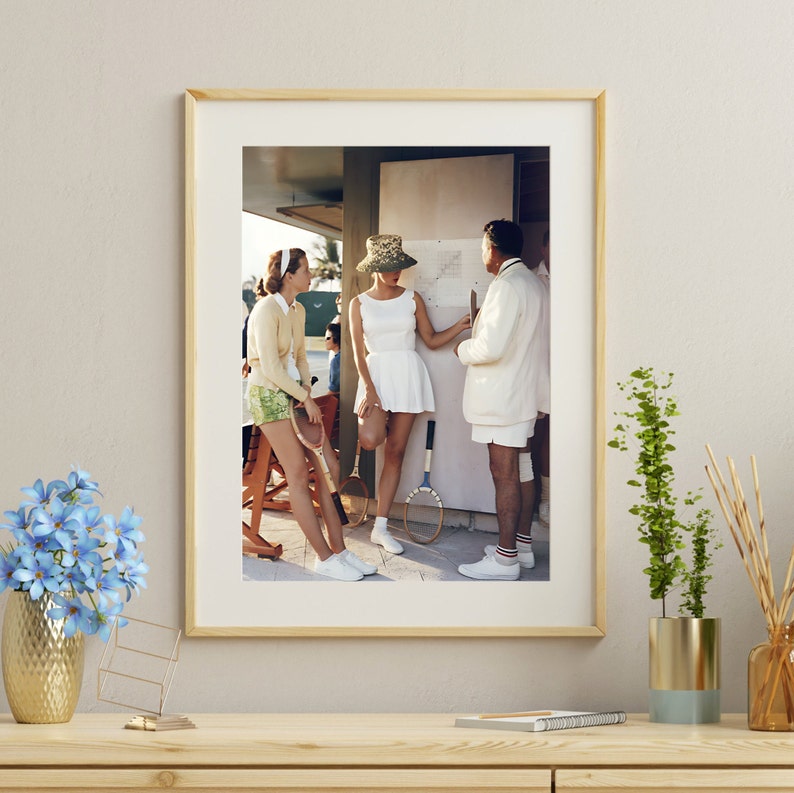 Slim Aarons Tennis in the Bahamas Print Poster, Vintage Print ...