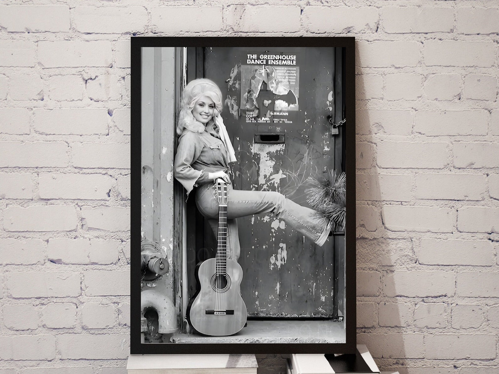 Dolly Parton Print, Dolly Parton Music Black and White Wall Art ...
