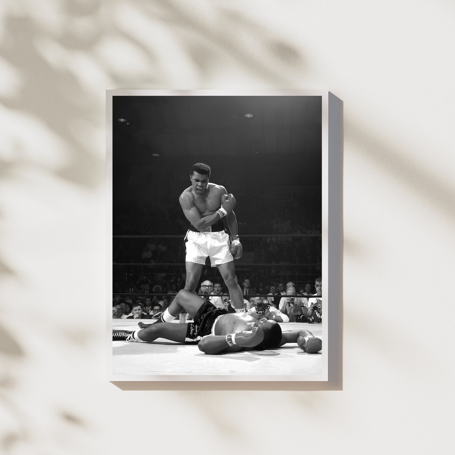 Muhammad Ali Poster, Muhammad Ali Print Wall Art, Black&white Sport ...