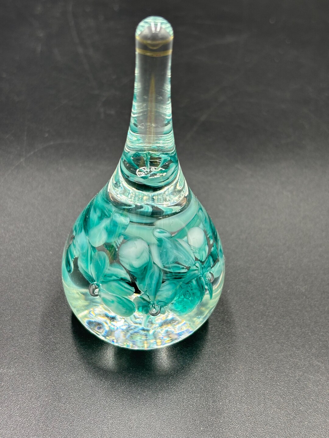 Vintage 1998 Gibson Teardrop Greens Paperweight Coastal Decor - Etsy