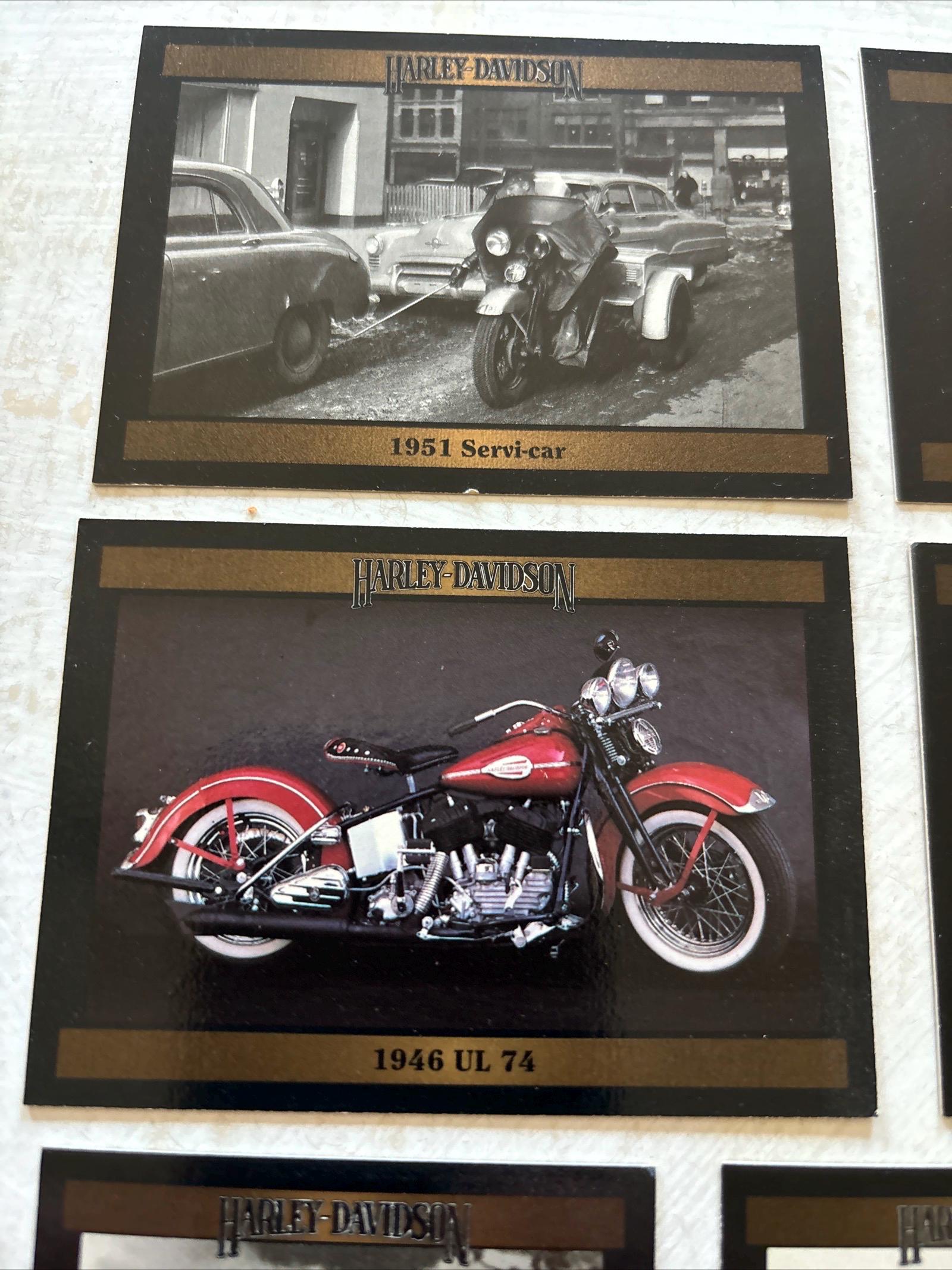 Harley Davidson Collectors Cards Motorcycle Sportsers Memorabilia ...