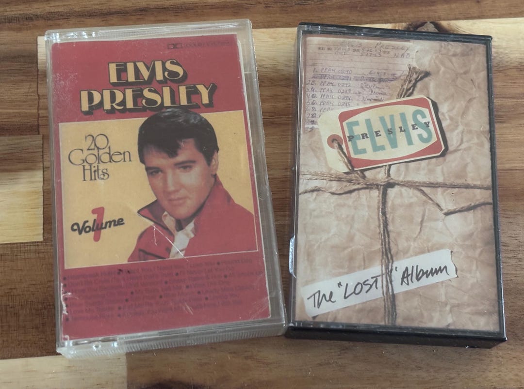 Lot of 2 Vintage Elvis Presley Cassette Tapes – 20 Golden Hits Volume 1 ...