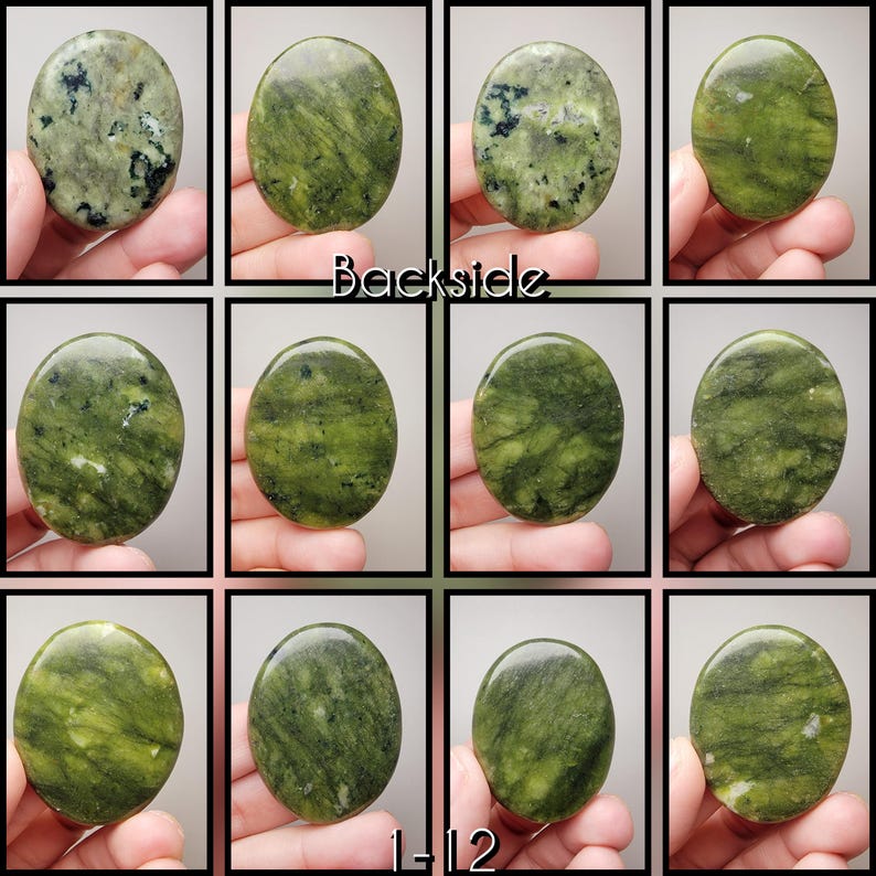 Nephrite Jade Worry Stone (you Pick) (1-3/4") - Etsy