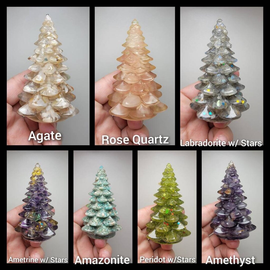 Crystal & Resin Tree 3-7/16 to 3-5/8 - Etsy