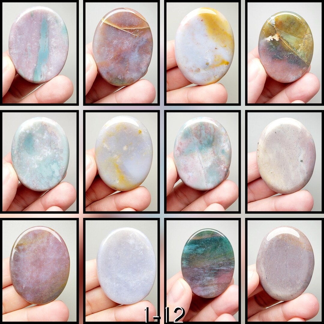 Indian Agate Worry Stone (you Pick) (roughly 1-3/4") - Etsy