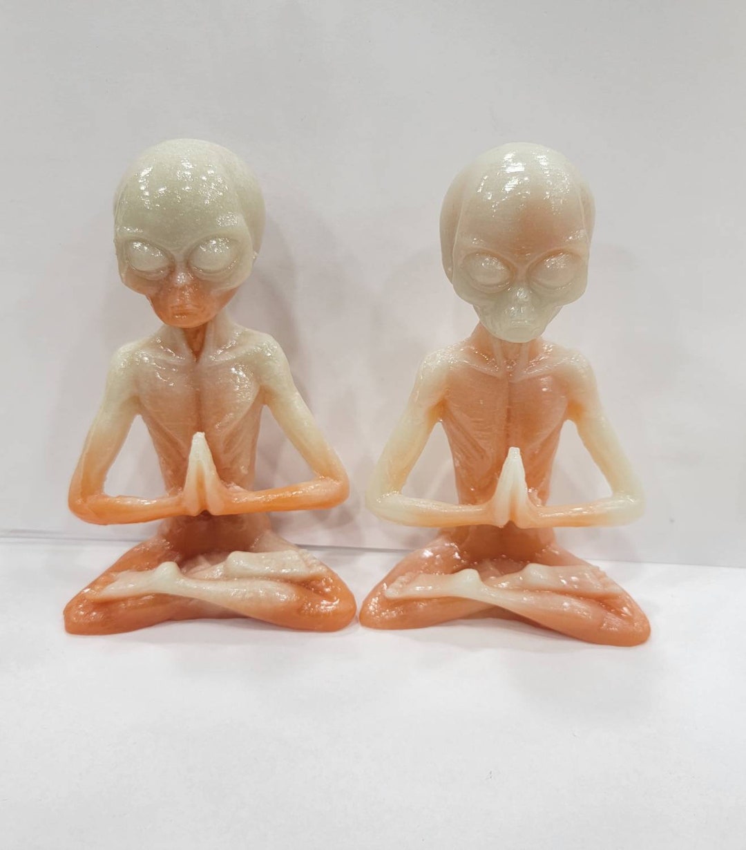 Resin Meditating Alien - Etsy