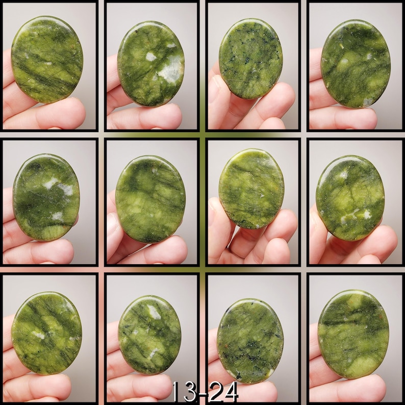 Nephrite Jade Worry Stone (you Pick) (1-3/4") - Etsy