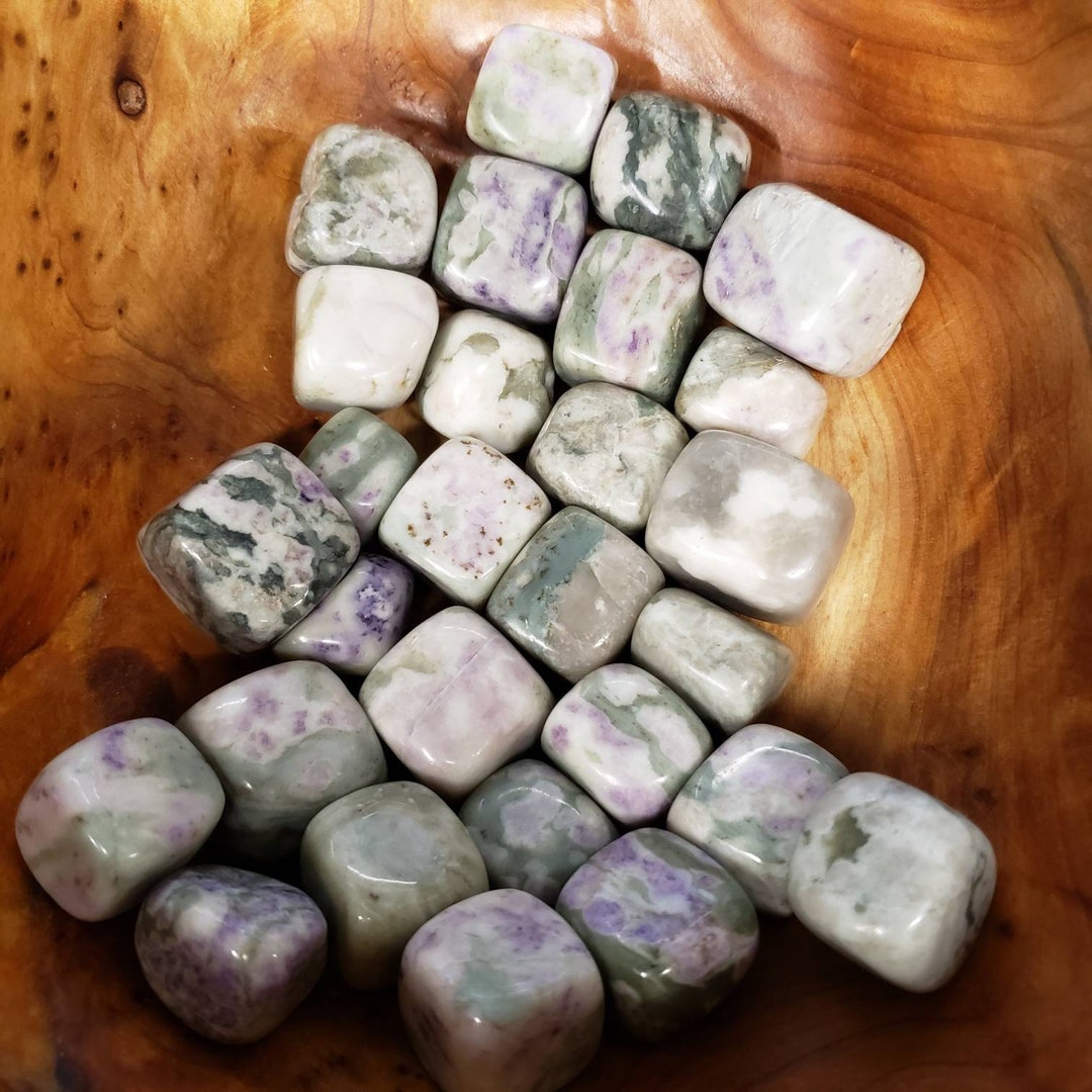 Fu Lu Shou Jade (lucky Jade) Tumble - Etsy