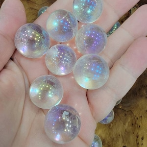 Jelly Angel Aura Quartz Mini Sphere (roughly 18 to 20 Mm) - Etsy