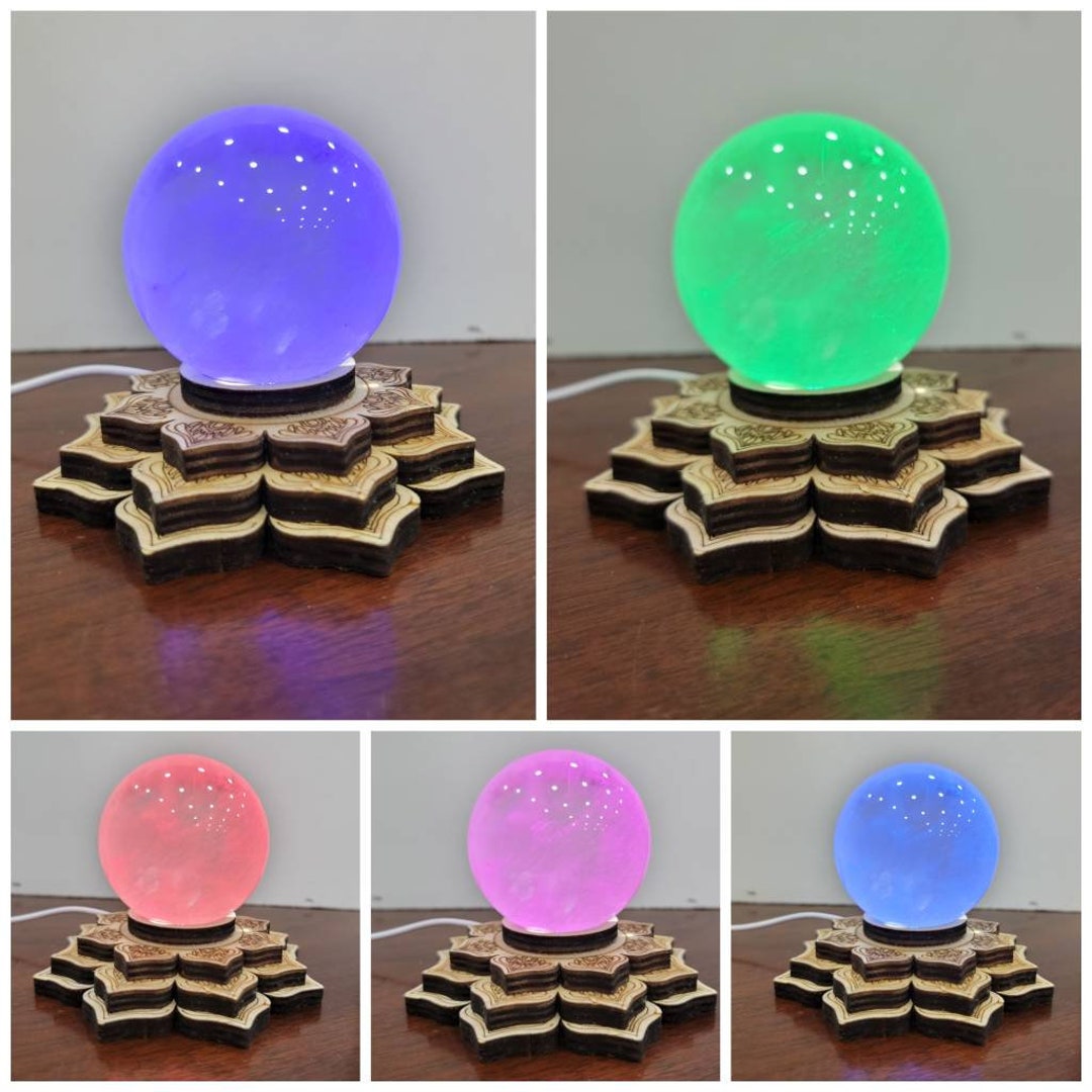 Lotus Light Stand (color-changing Light) - Etsy