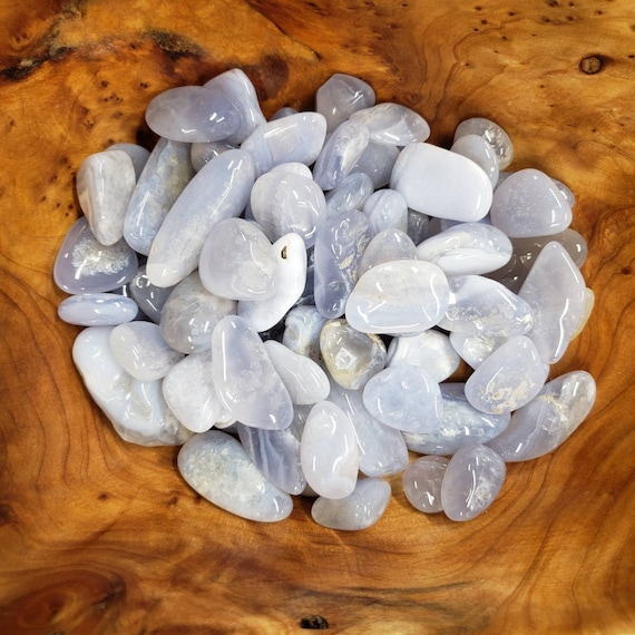 Blue Lace Agate Tumble | Etsy