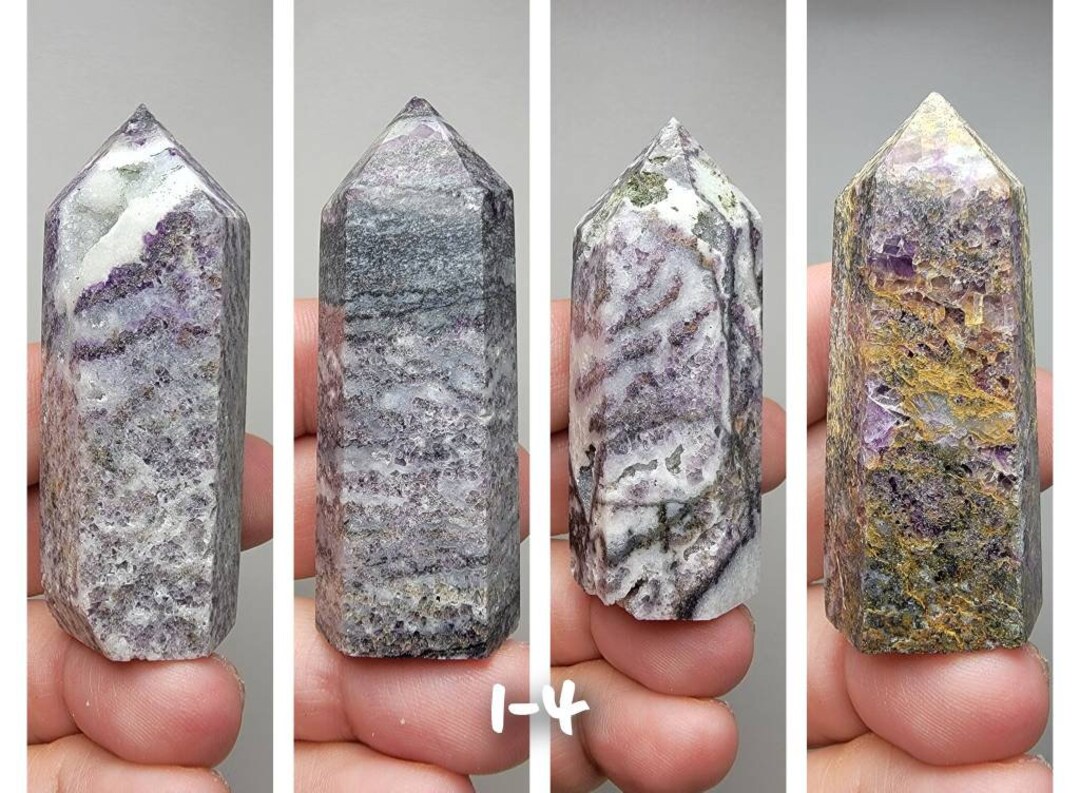 Purple Zebra Tower (purple Fluorite on Dolomite and Quartz) (you Pick ...