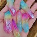 Tumbled Tri-color Jelly Aura Quartz Piece - Etsy