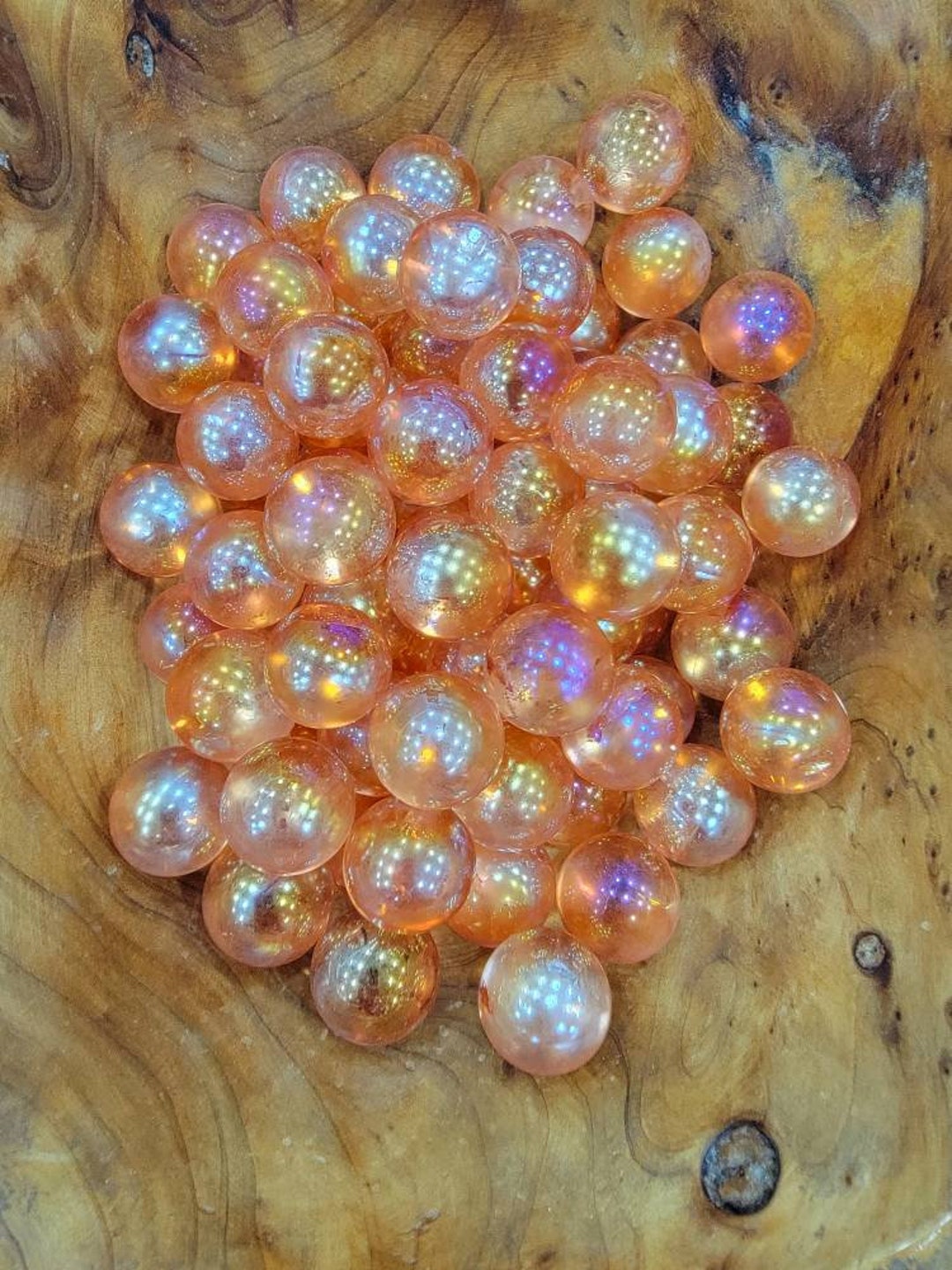 Orange Jelly Aura Quartz Mini Sphere (roughly 18 to 20 Mm) - Etsy