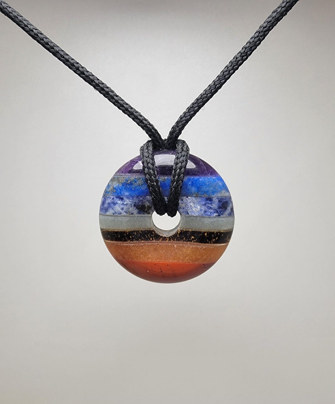 Chakra Pi Stone on Adjustable Paracord (1-3/16") - Etsy