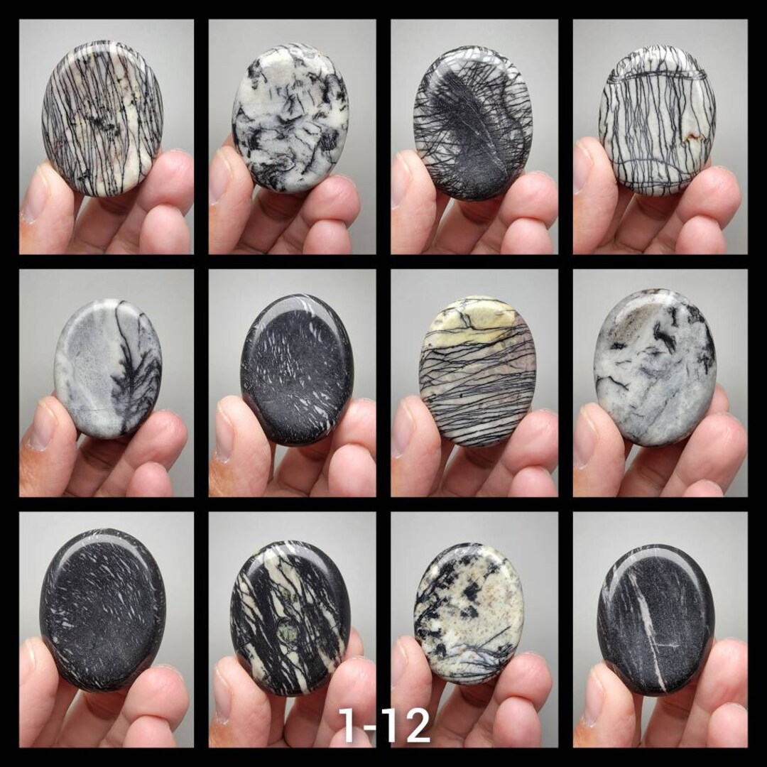 Spider Web Jasper Worry Stone (you Pick) (roughly 1-3/4") - Etsy
