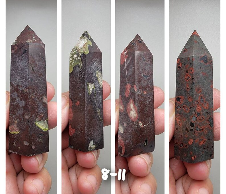Brown Amygdaloidal Basalt (plum Blossom) Tower (you Pick) - Etsy