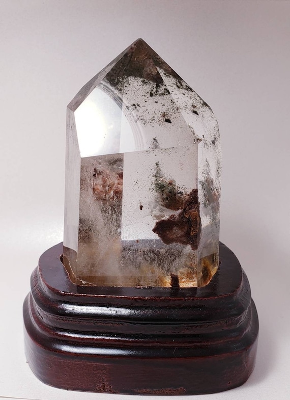 Garden Quartz Tower With Stand 1 Lb 9 Oz - Etsy