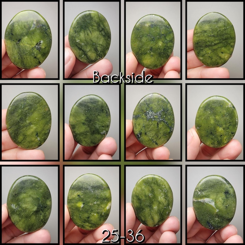 Nephrite Jade Worry Stone (you Pick) (1-3/4") - Etsy