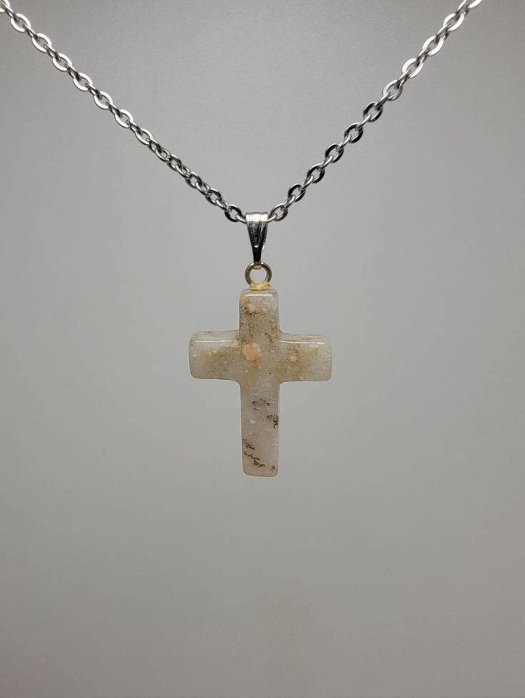 Aventurine Cross - Etsy