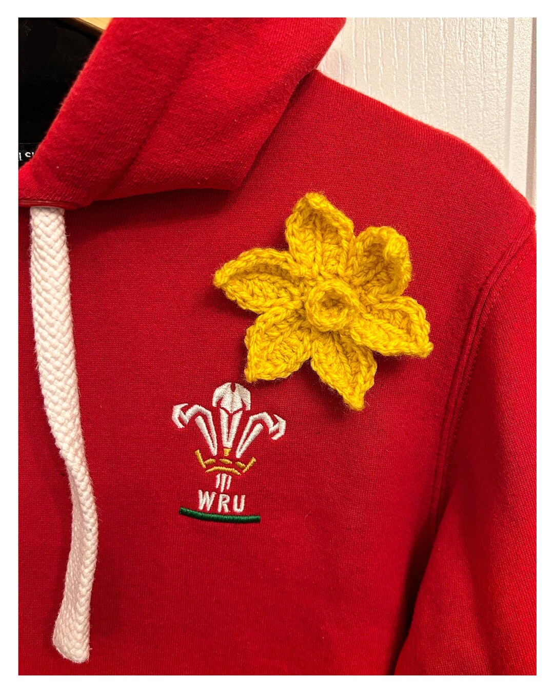 St Davids Day Crochet Daffodil Badge - Etsy