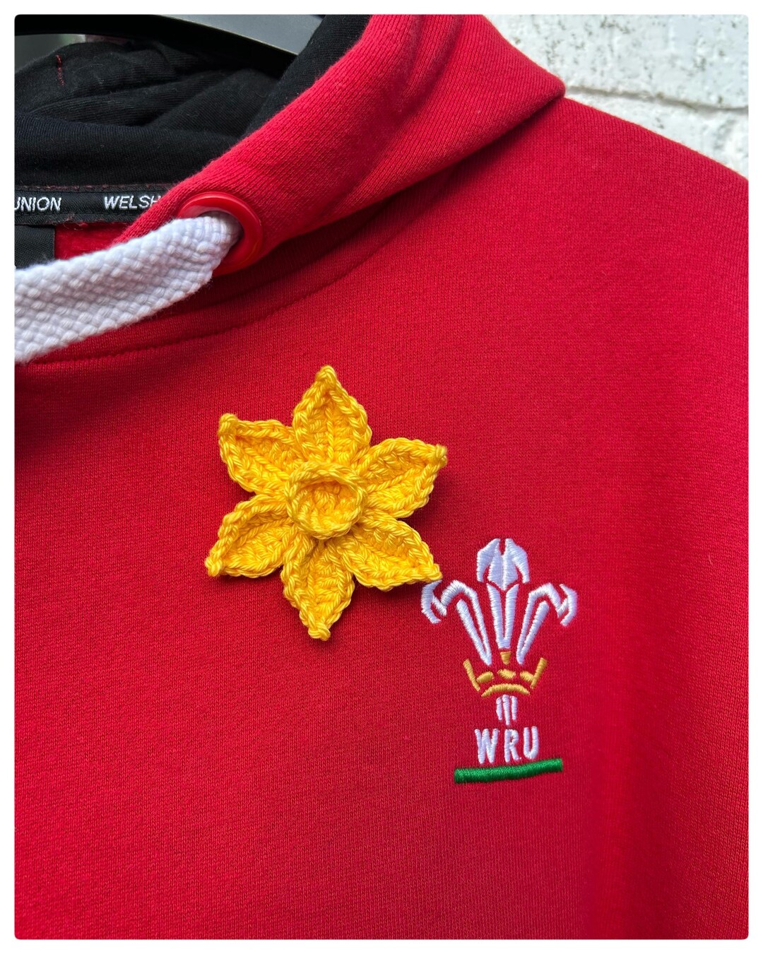 St Davids Day, Crochet Daffodil Badge - Etsy UK