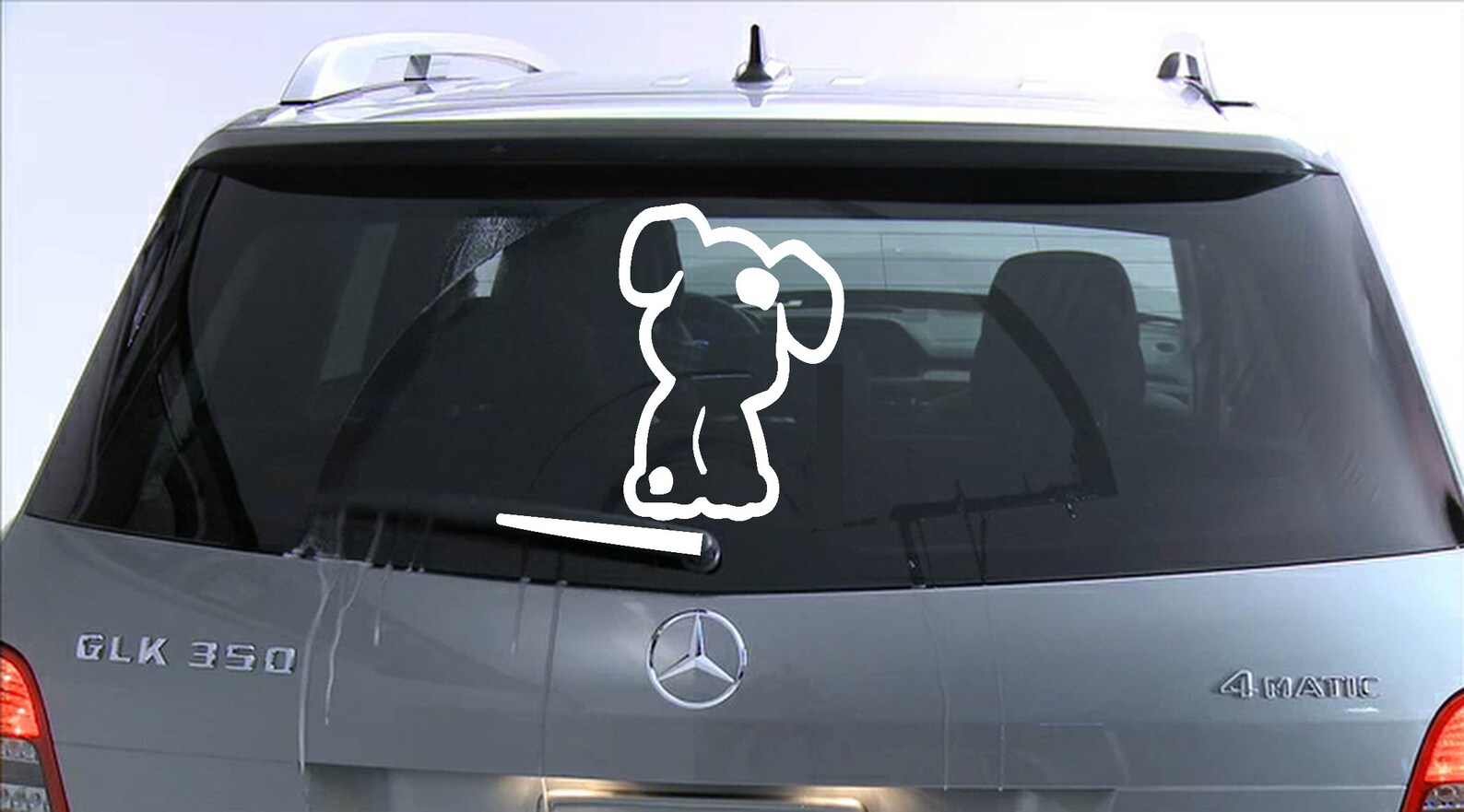 Rear Car Window Dog Wiper, SVG File, Crafts for Silhouette Cameo ...