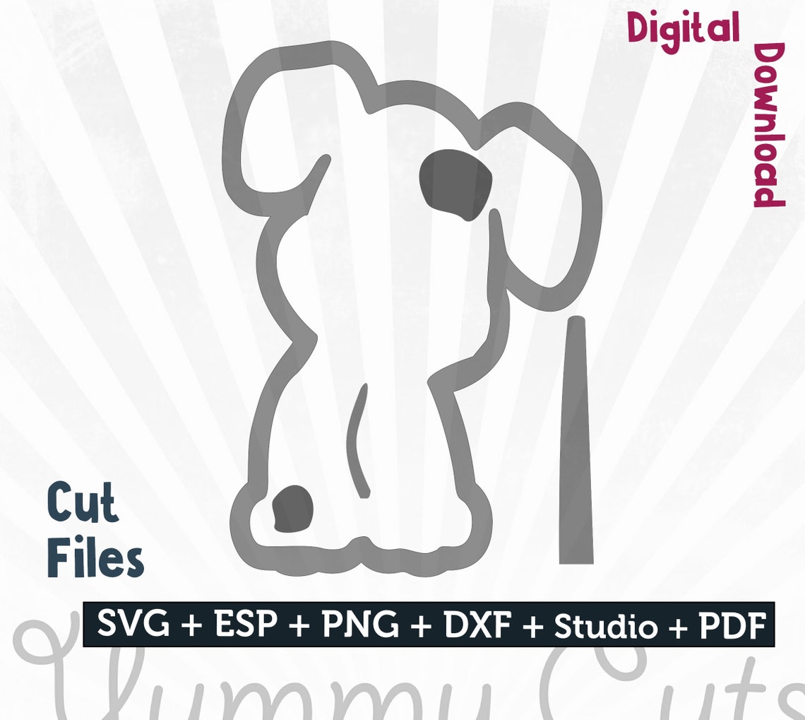 Rear Car Window Dog Wiper, SVG File, Crafts for Silhouette Cameo ...