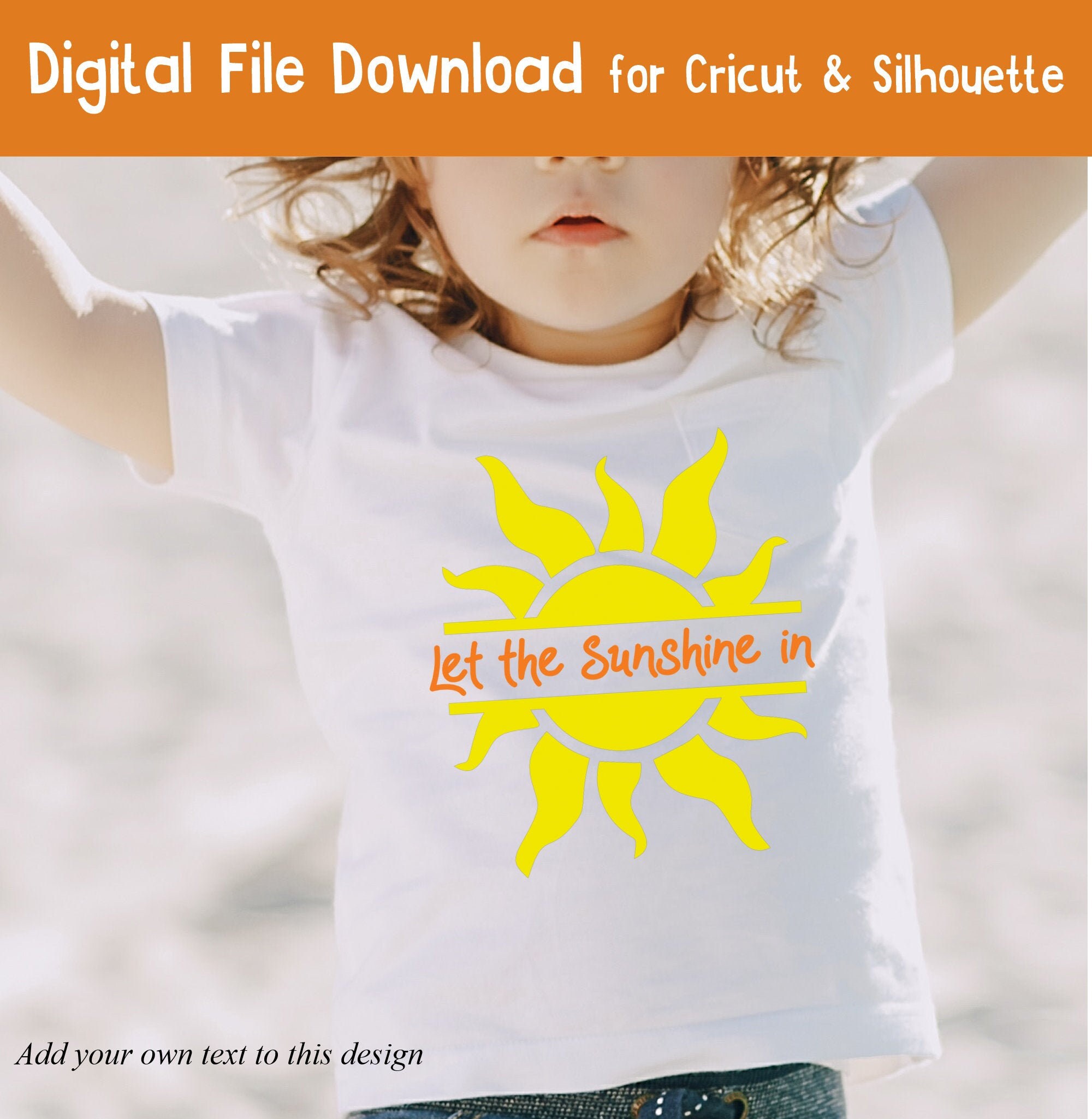 Split Sun, SVG File, Crafts for Silhouette Cameo, Cricut, Scan N Cut ...