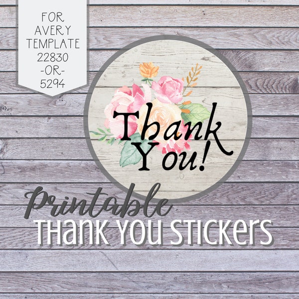 Avery Template - Etsy