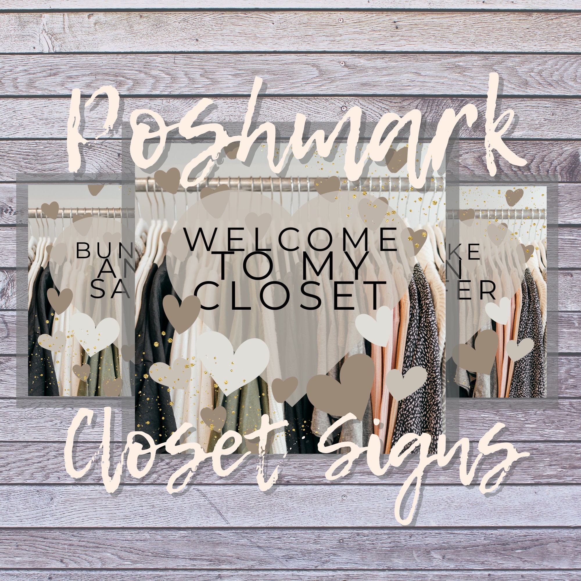 Poshmark Closet Signs Poshmark Signs Category Listings Organizational ...