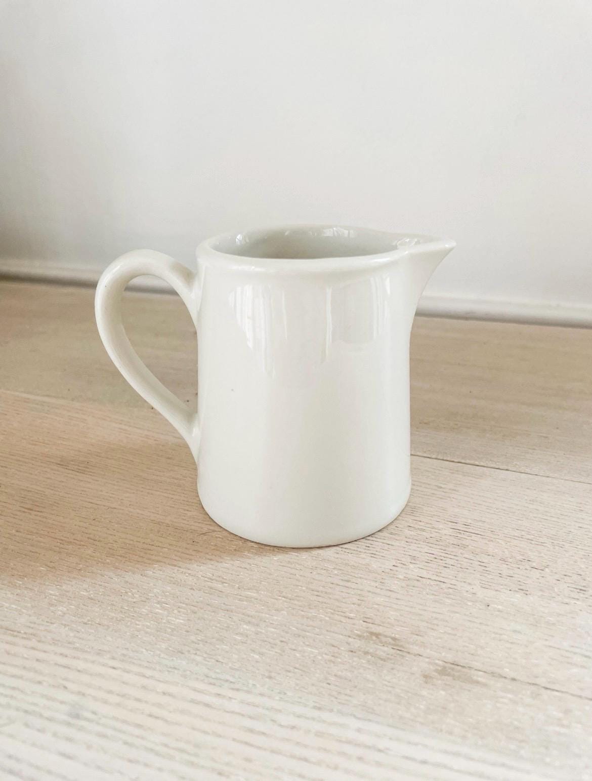 3.5” Vintage Hall Restaurant / Diner White Creamer - 377 - Etsy