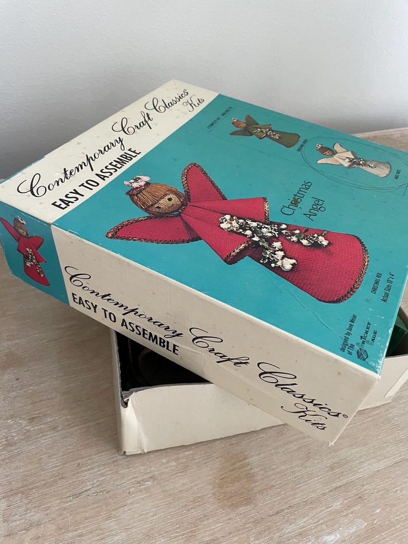 Vintage Craft Kit, Christmas Angel - Etsy