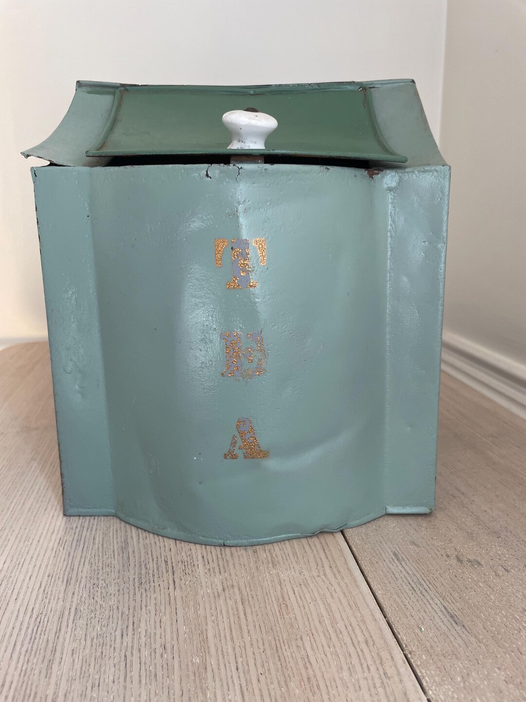 Charming Metal Tea Box - Etsy