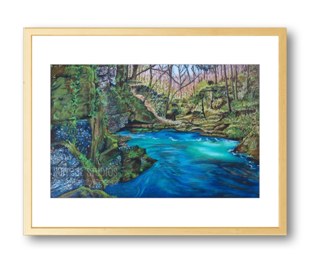 Greer Spring Nature Print - Etsy