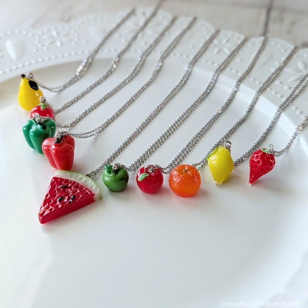 Fruit Necklace - Etsy