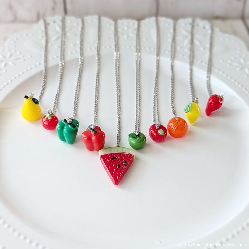 Fruit Necklace - Etsy