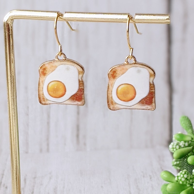 Toast Earrings - Etsy
