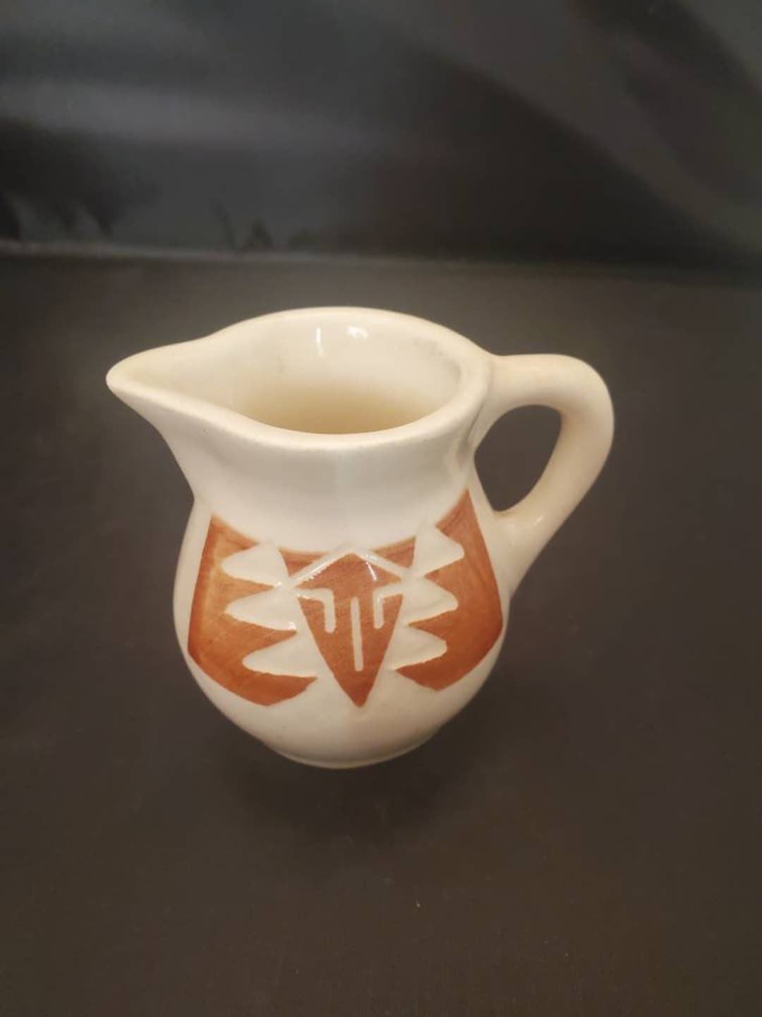Vintage Native American Sioux Signed Creamer Vase Pitcher - Etsy