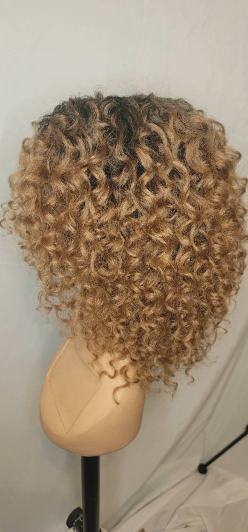 NEW Hand-made Freetress Ringlet Wand Curl Crochet Wig W/lace | Etsy