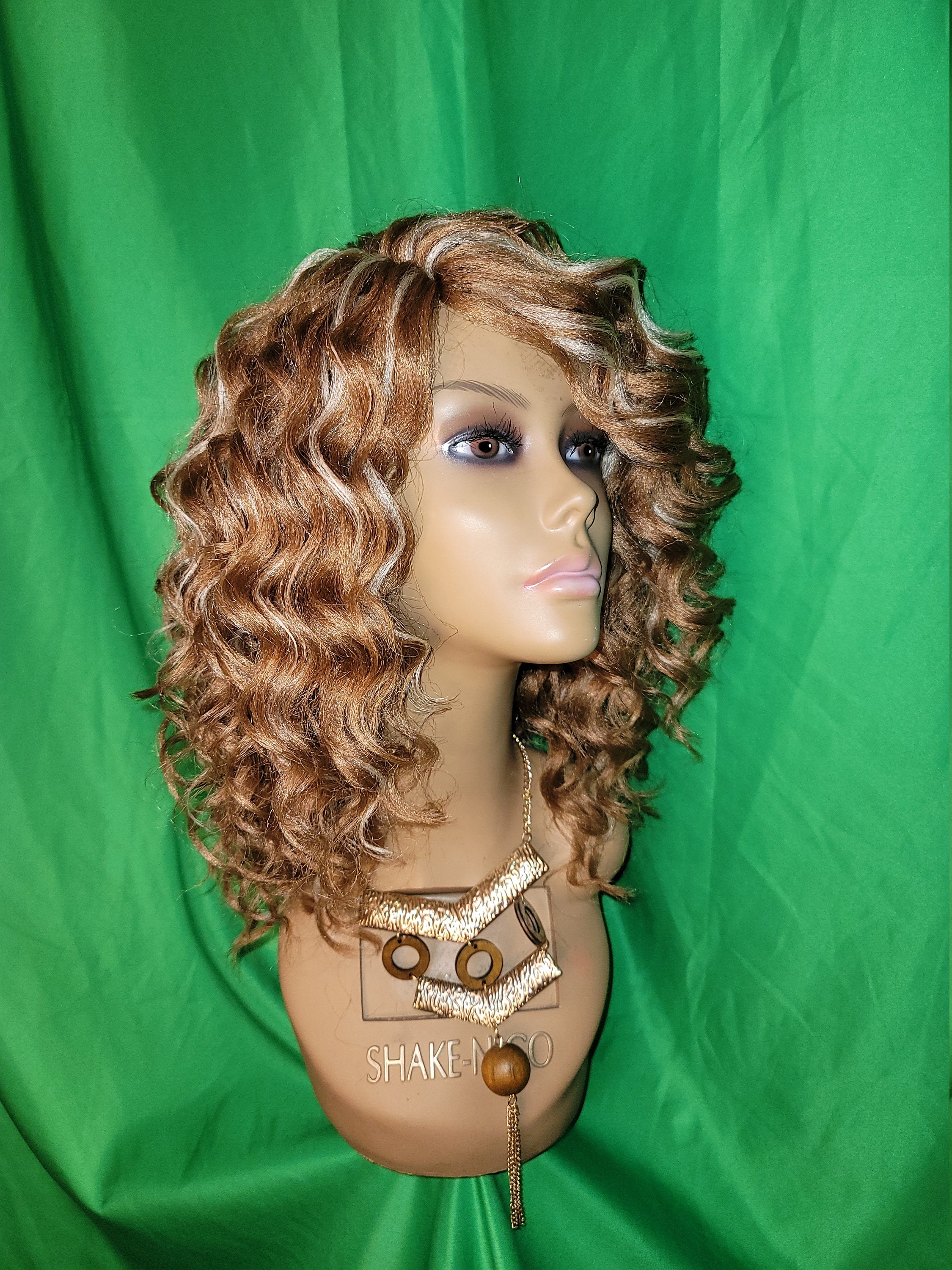 NEW Handmade Ripple Deep Crochet Wig Unit W/lace Part Color - Etsy
