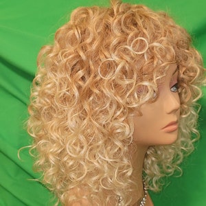 NEW Hand-made Gogo/beach Curl Crochet Wig Color 27/613. 12 Inches - Etsy